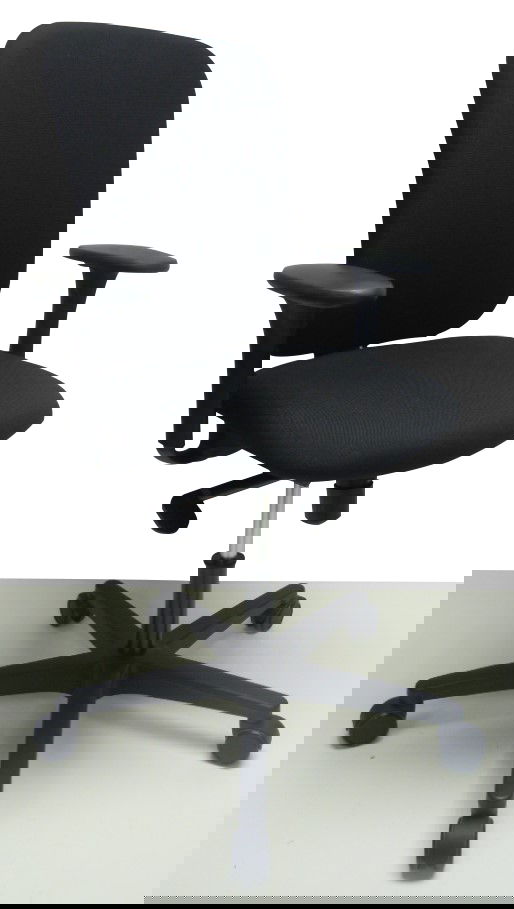 Bureaustoel Ahrend 160 zwart | Gebruiktebureaustoel.nl