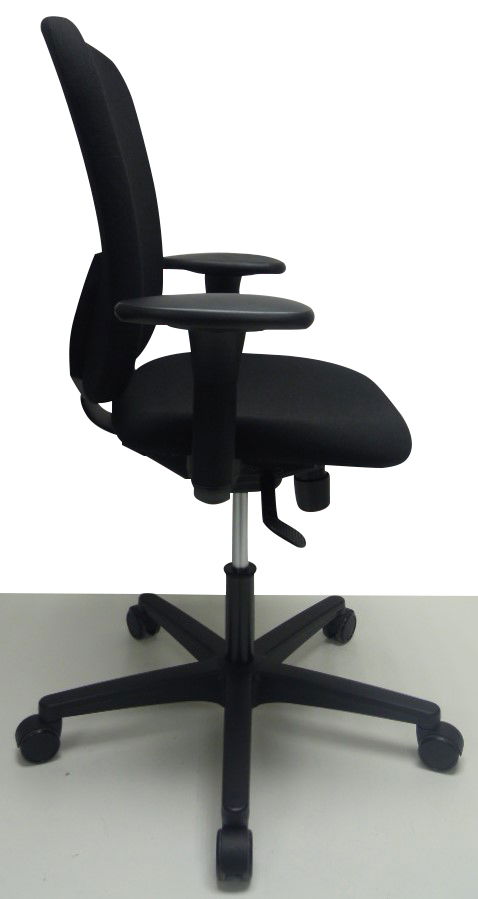 Bureaustoel Ahrend 160 zwart | Gebruiktebureaustoel.nl