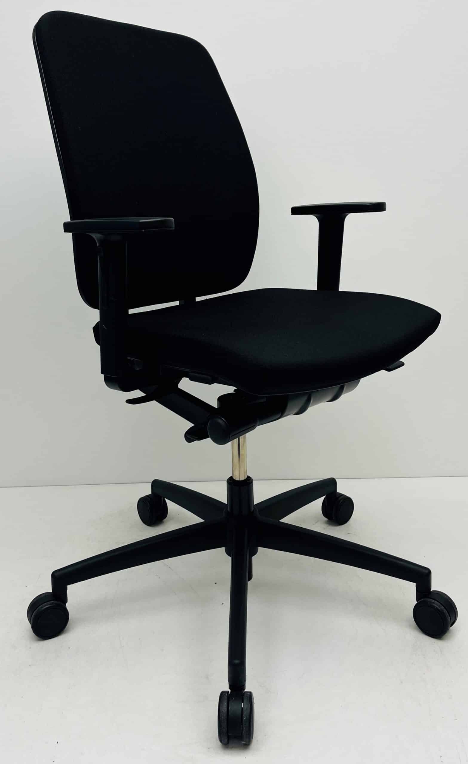 Bureaustoel Grammer Satoline 6 zwart | Gebruiktebureaustoel.nl