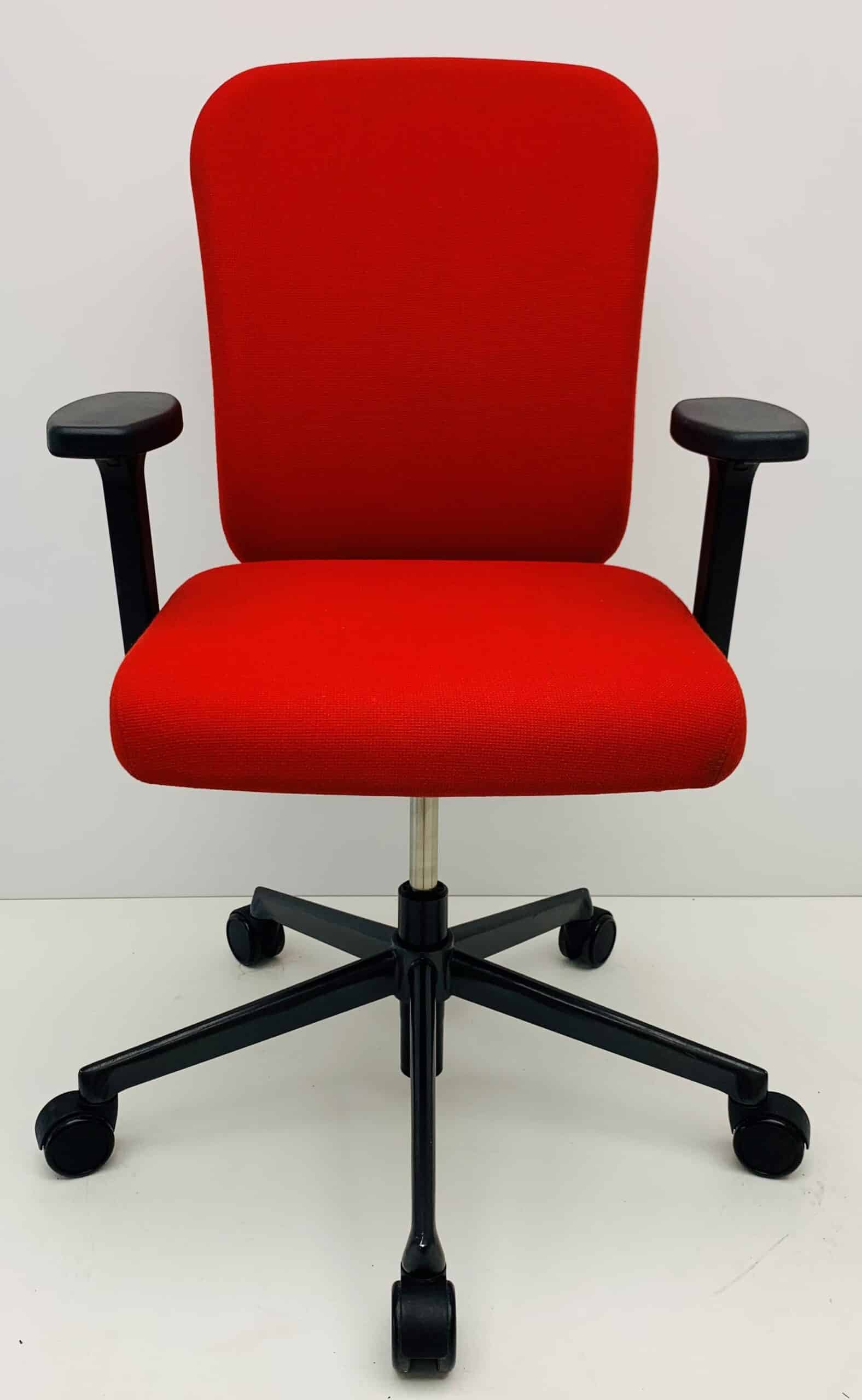 Bureaustoel Ahrend 160 rood | Gebruiktebureaustoel.nl