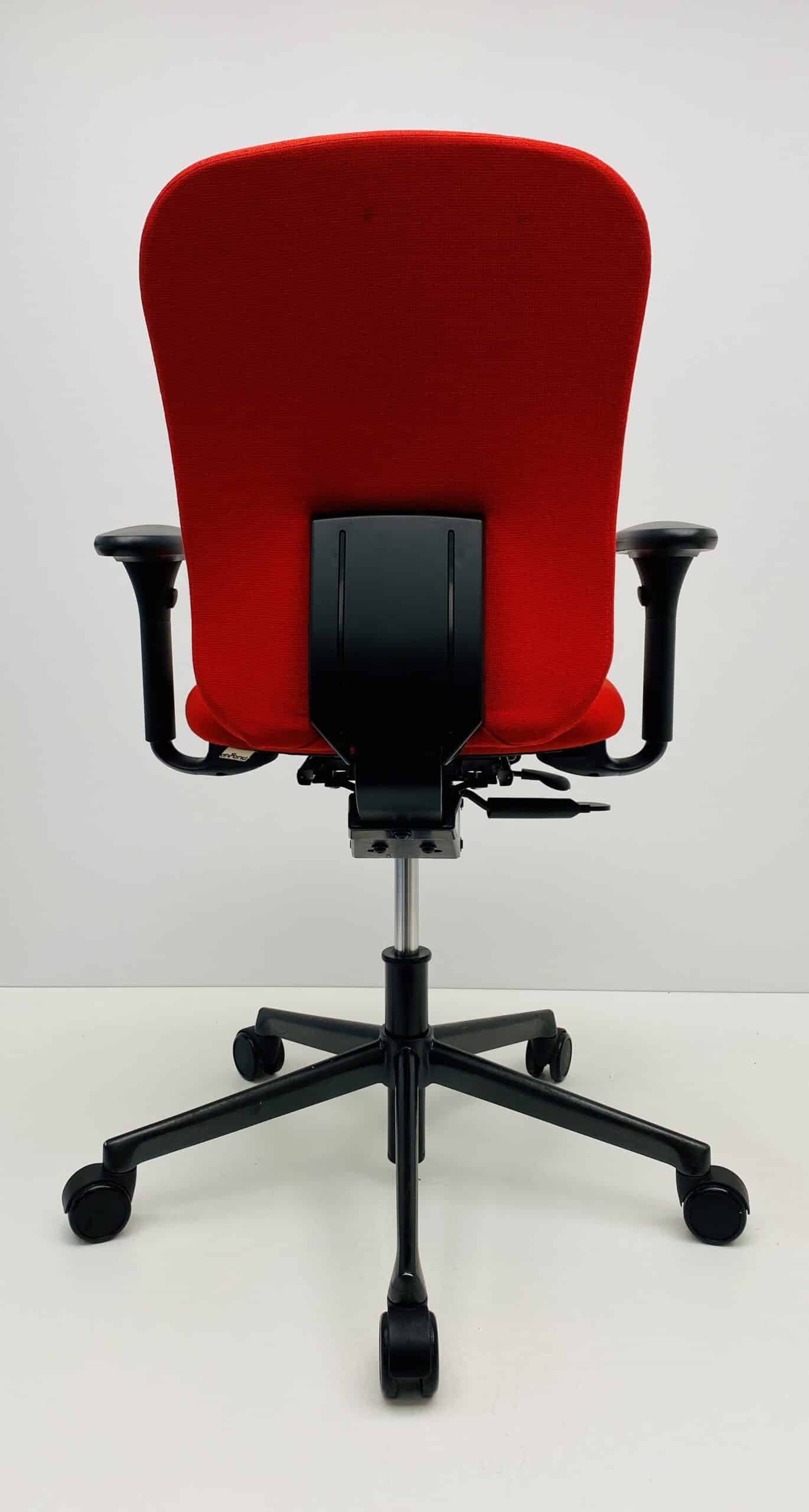 Bureaustoel Ahrend A160 rood | Gebruiktebureaustoel.nl