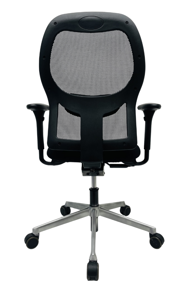 Bureaustoel Ahrend 160 nieuwe stof met grijs voetkruis